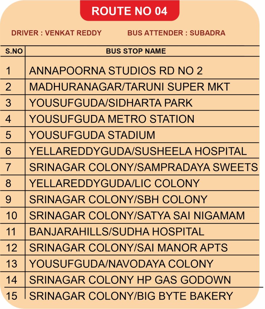 Bus Routes - Delhi School of Excellence
