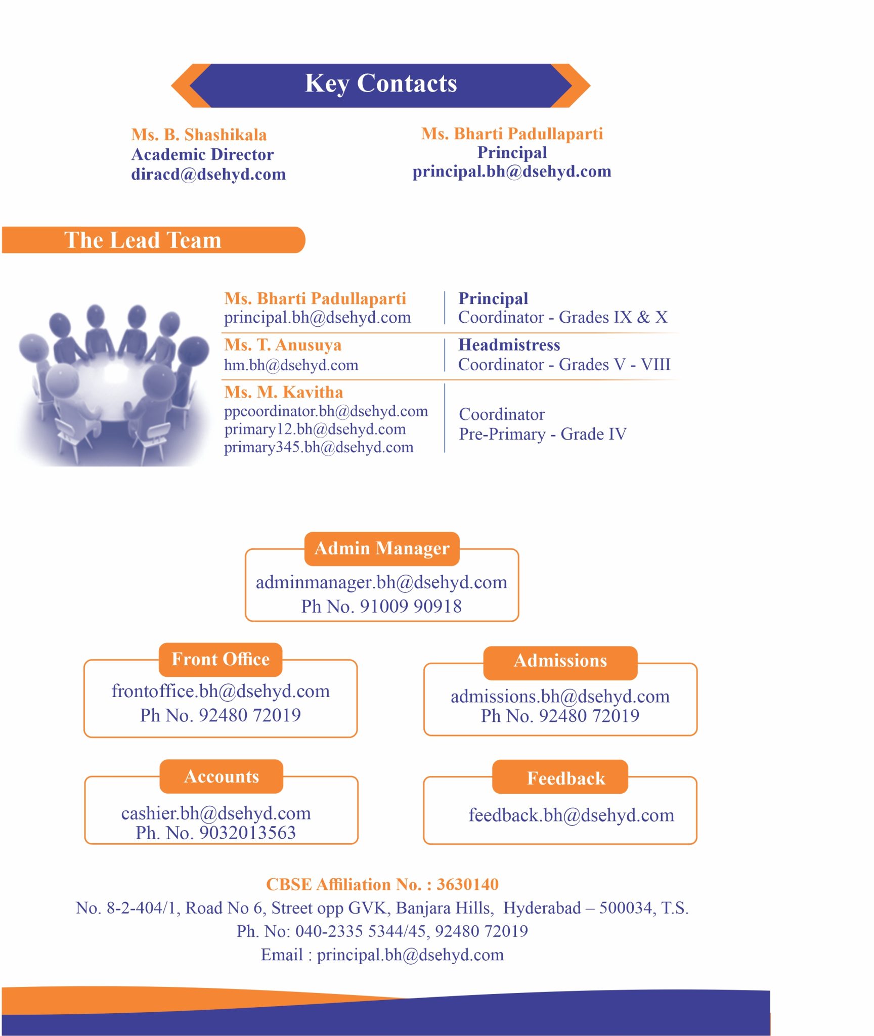 key Contacts - Delhi School of Excellence